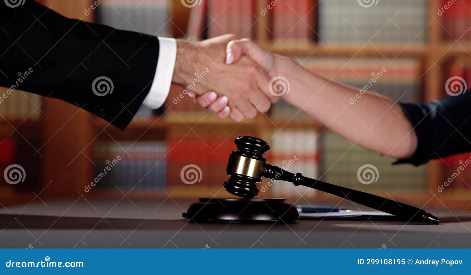 Judge and Client Shaking Hands Stock Image - Image of working, concept ...