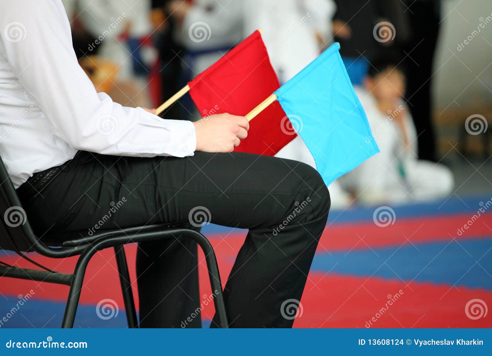 Judge at competitions stock photo. Image of blue, judge - 13608124