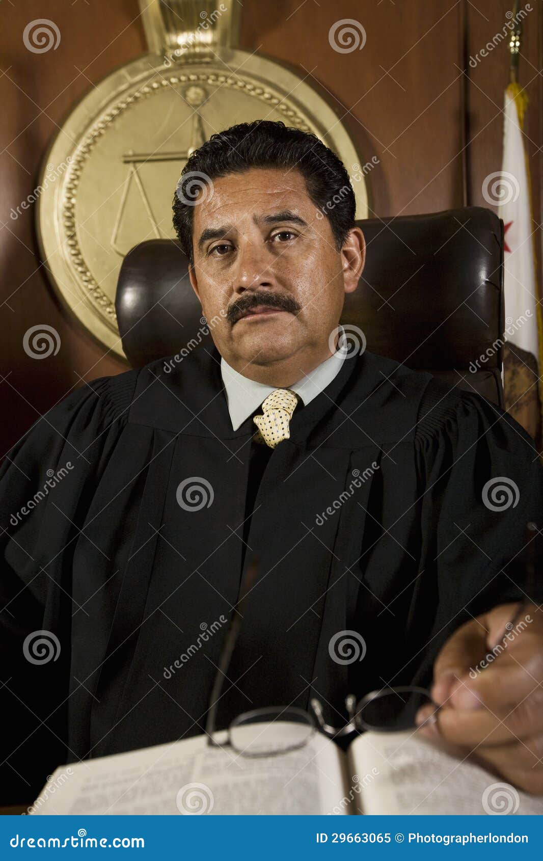 Judge in Courtroom stock image. Image of middle, court - 29663065