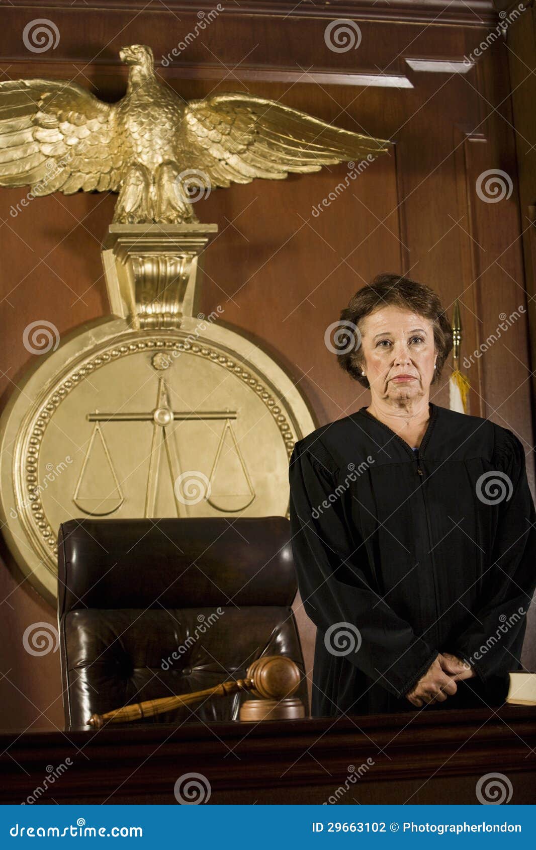 Judge in Courtroom stock photo. Image of people, court - 29663102