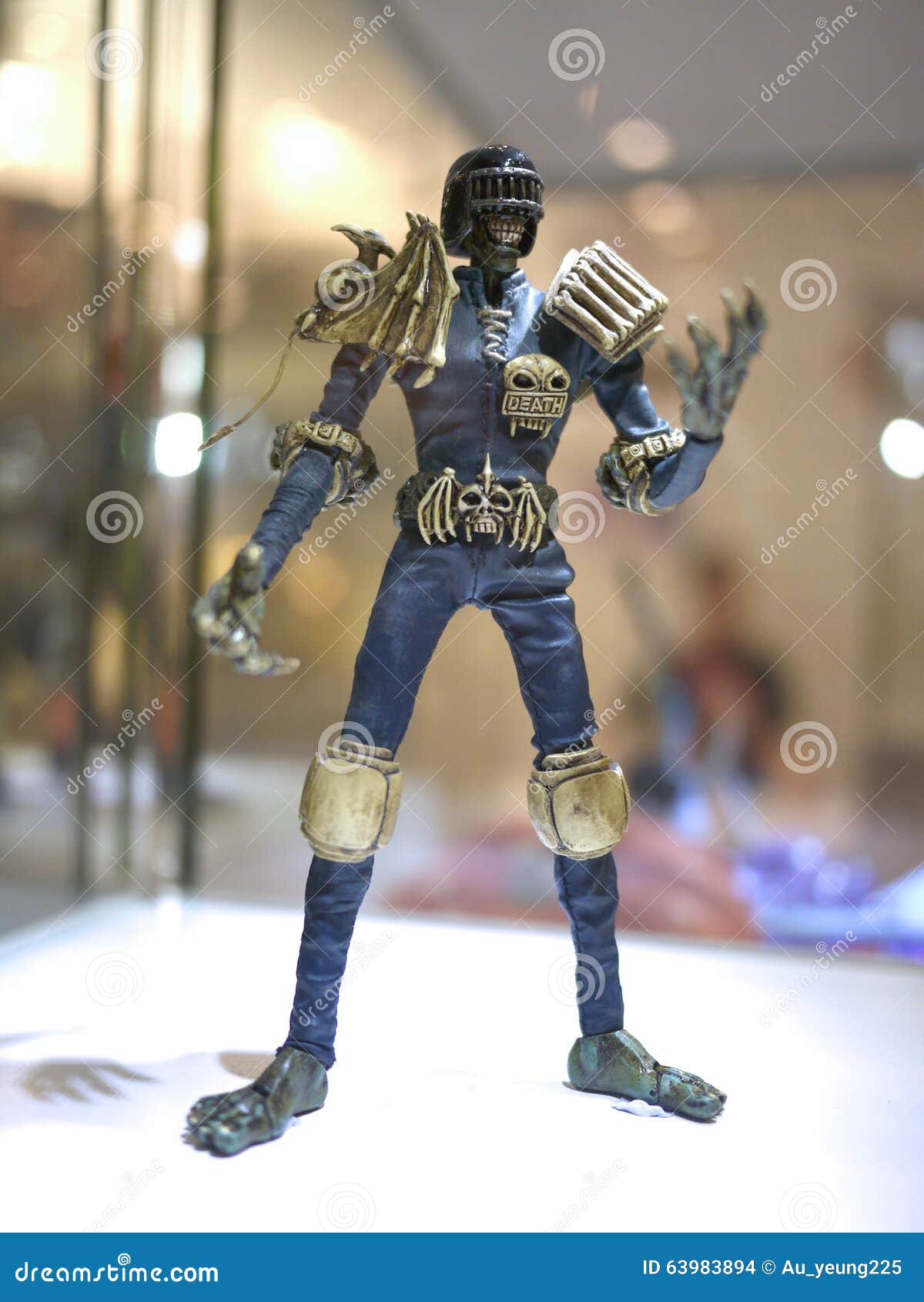 Judge Death from Jugde Dredd in ACGHK 2015 Editorial Stock Image ...
