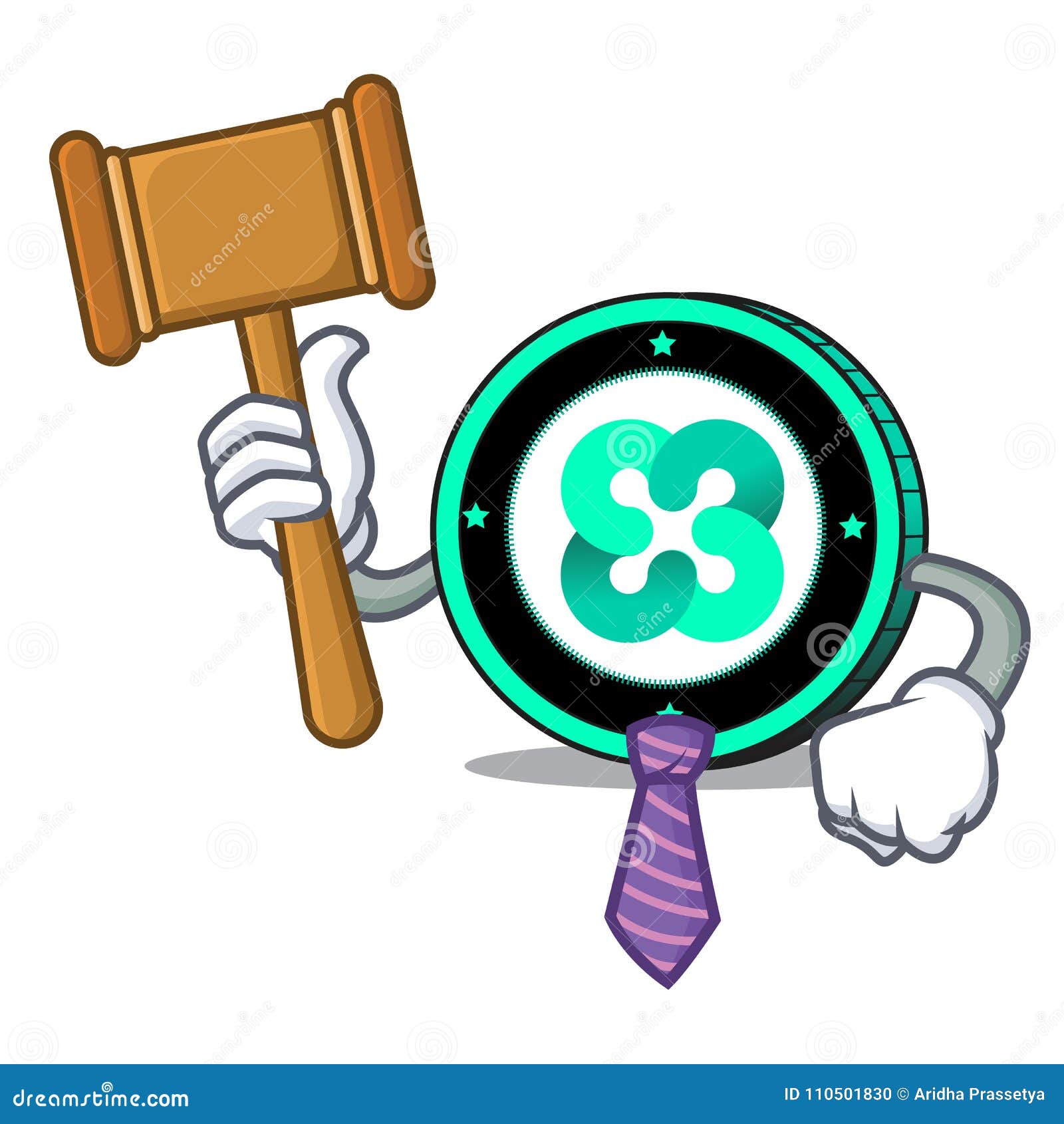 Judge Ethos Coin Mascot Cartoon Editorial Image - Illustration of ...