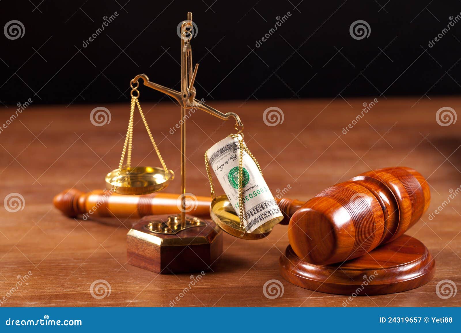 Judge gavel and balance stock image. Image of courtroom - 24319657