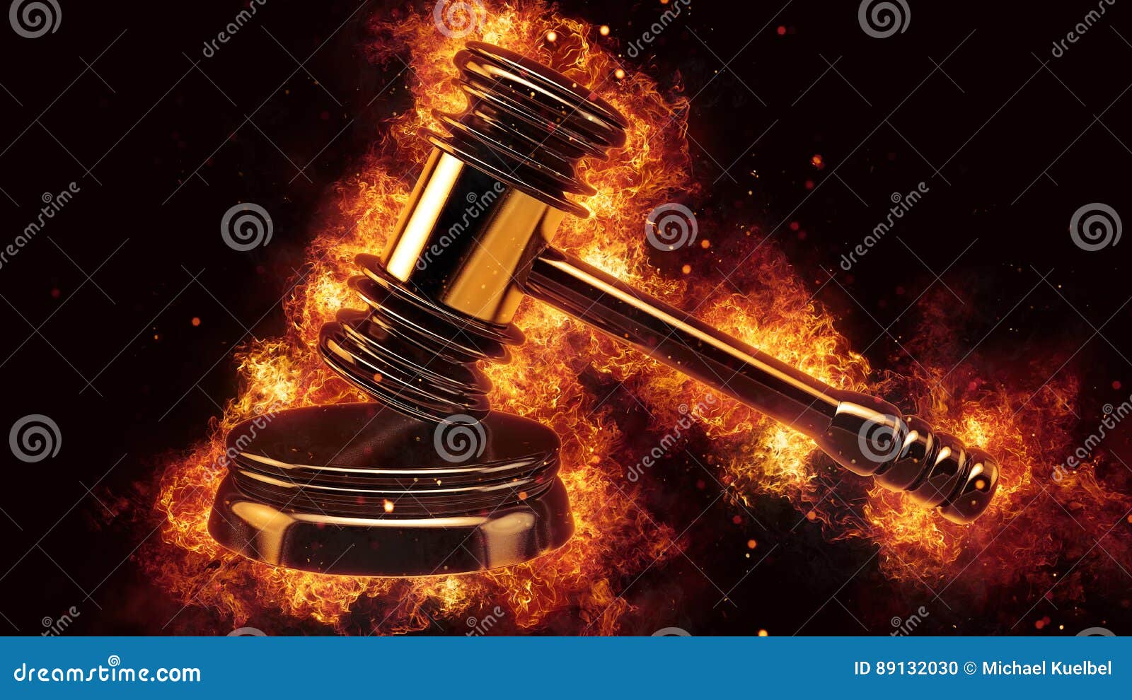 Judge Gavel Fire Flames Explosion Burning Explode Stock Photo - Image ...