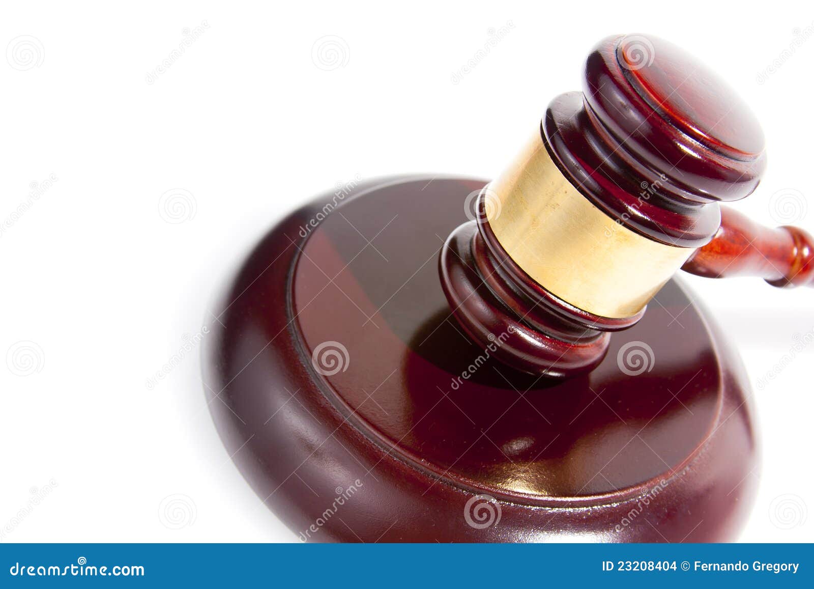 Judge Gavel Isolated on White Stock Photo - Image of jurisdiction ...