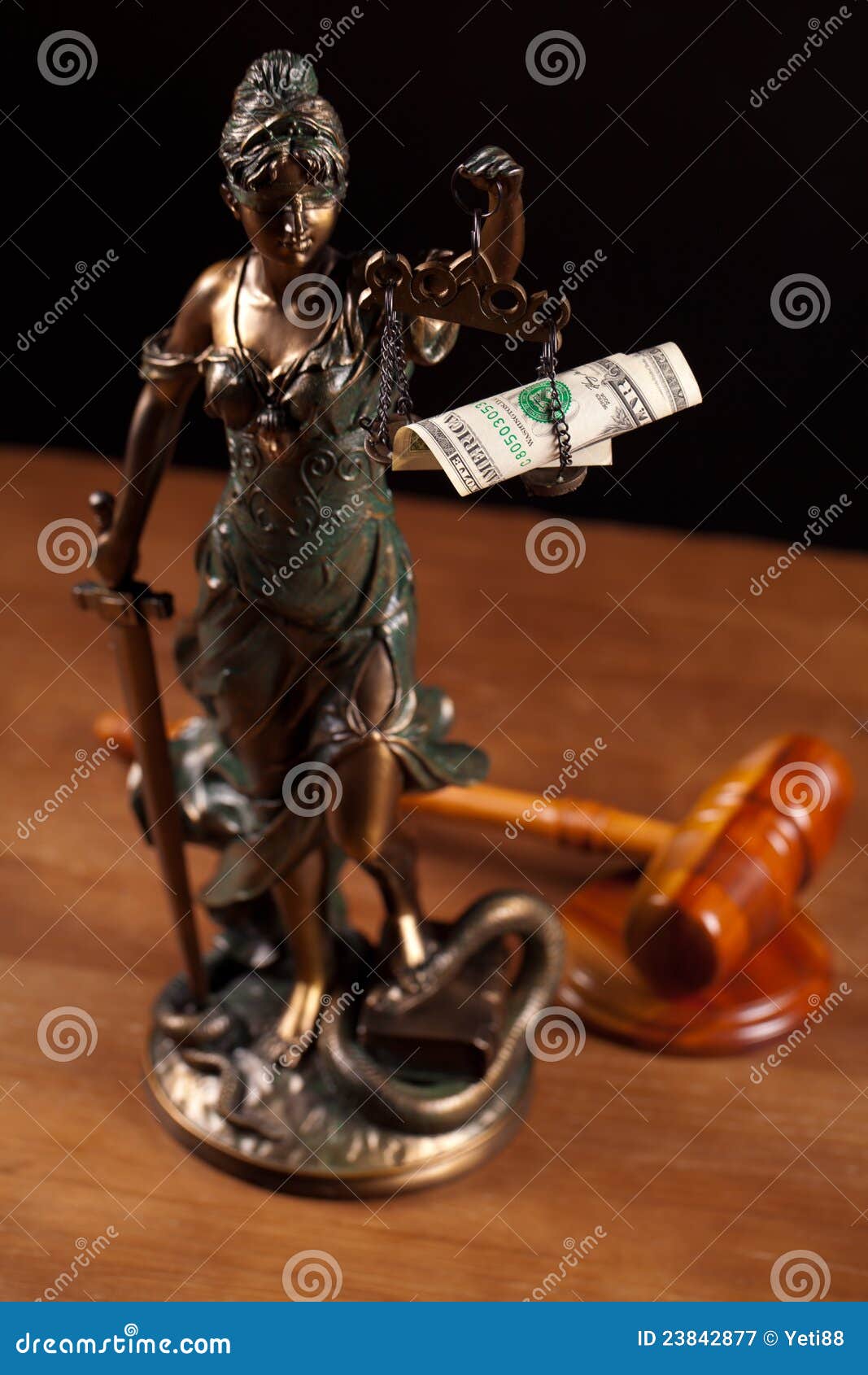 Judge gavel and temida stock image. Image of civil, equal - 23842877