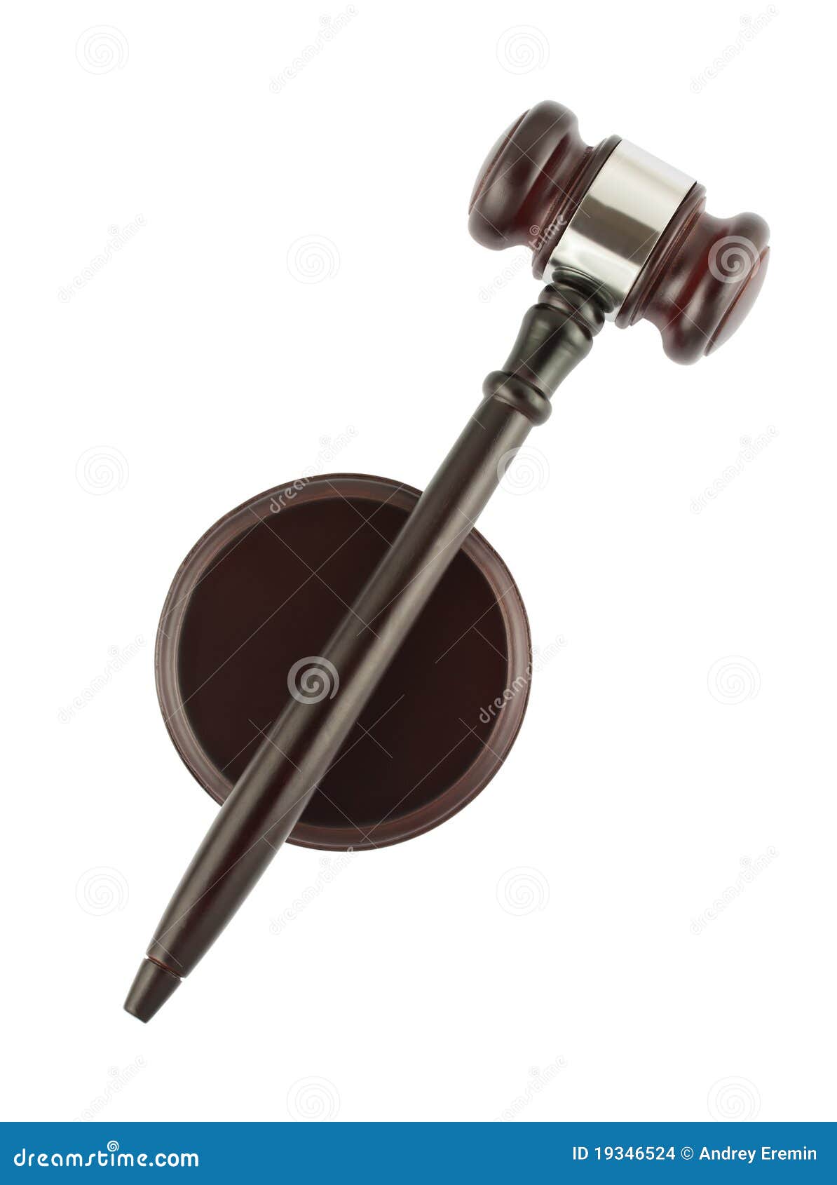 Judge gavel top view stock photo. Image of case, isolated - 19346524