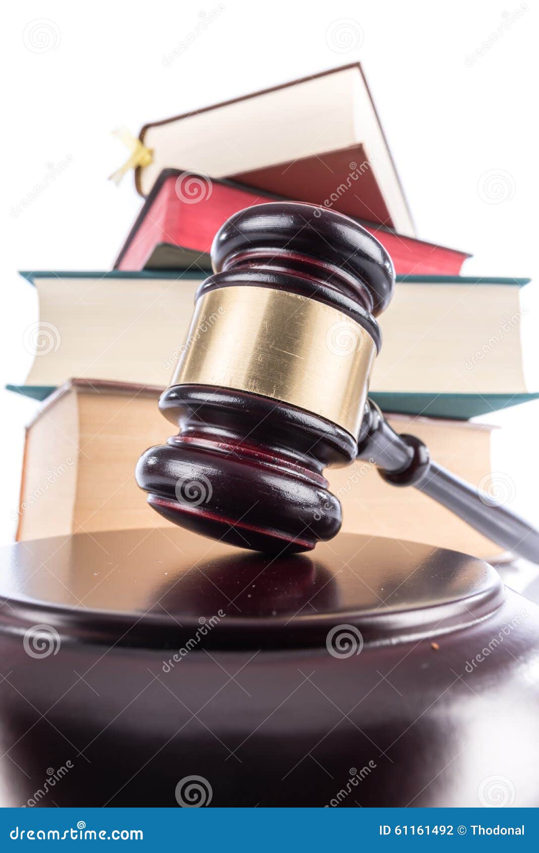 Judge Hammer with Law Books Stock Photo - Image of decisions, innocence ...