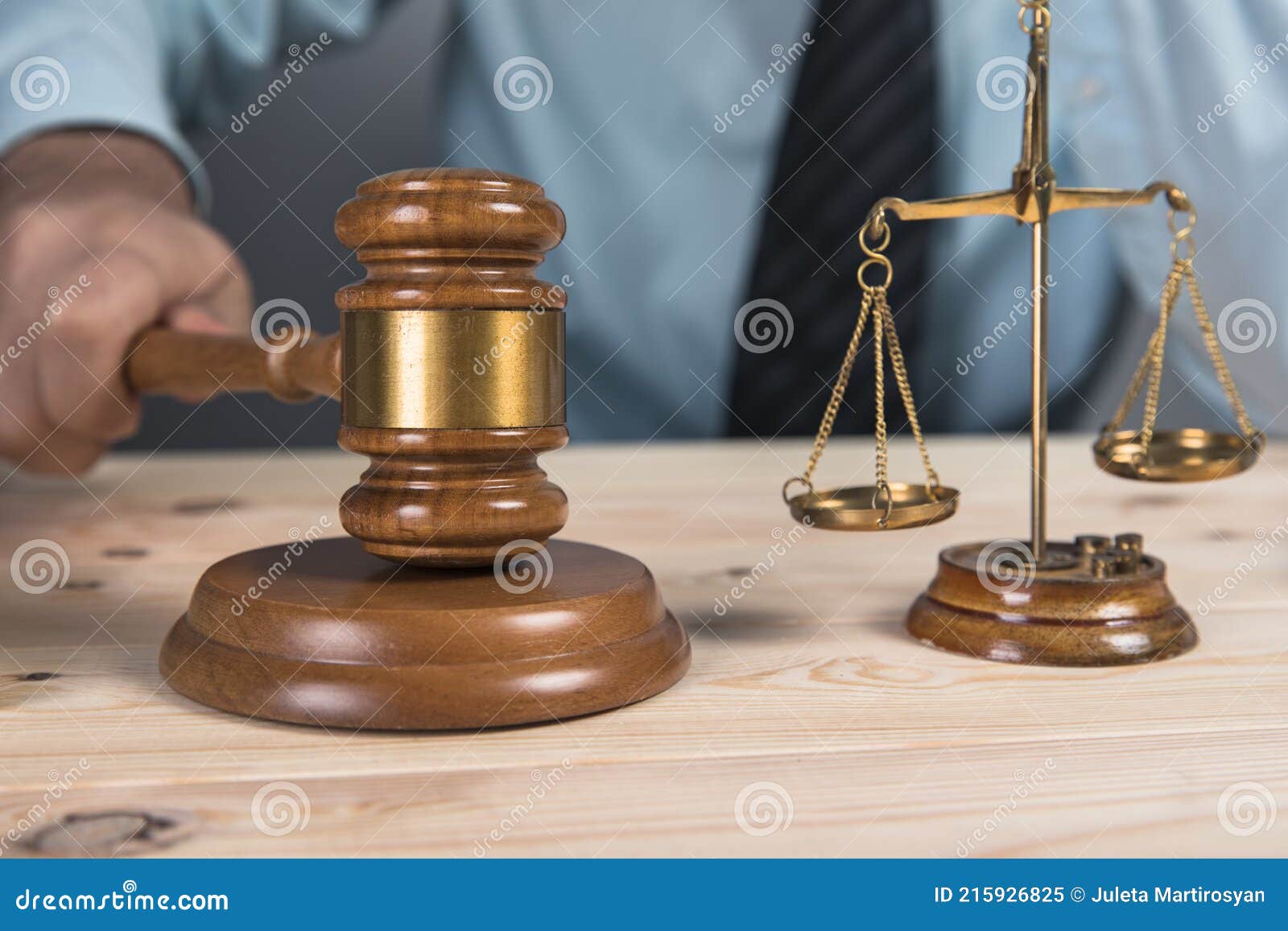 The Judge Hits with a Hammer Stock Image - Image of order, authority ...