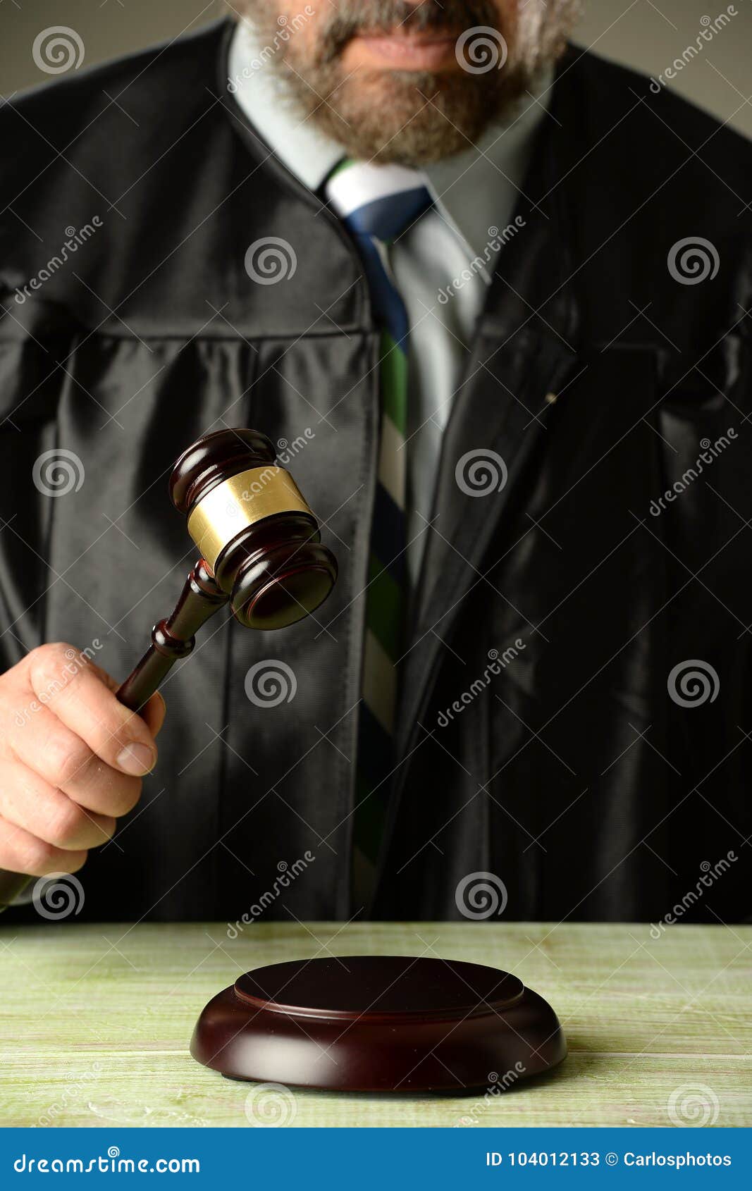 Judge holding a hammer stock image. Image of justice - 104012133