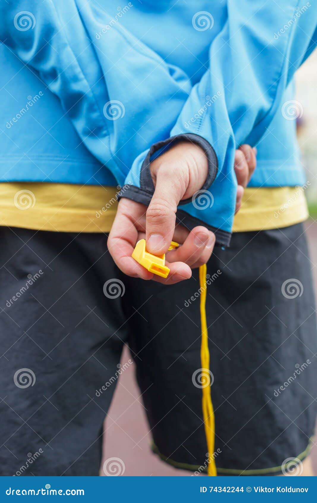 Judge Holding a Scroll on His Back. Stock Photo - Image of athletic ...