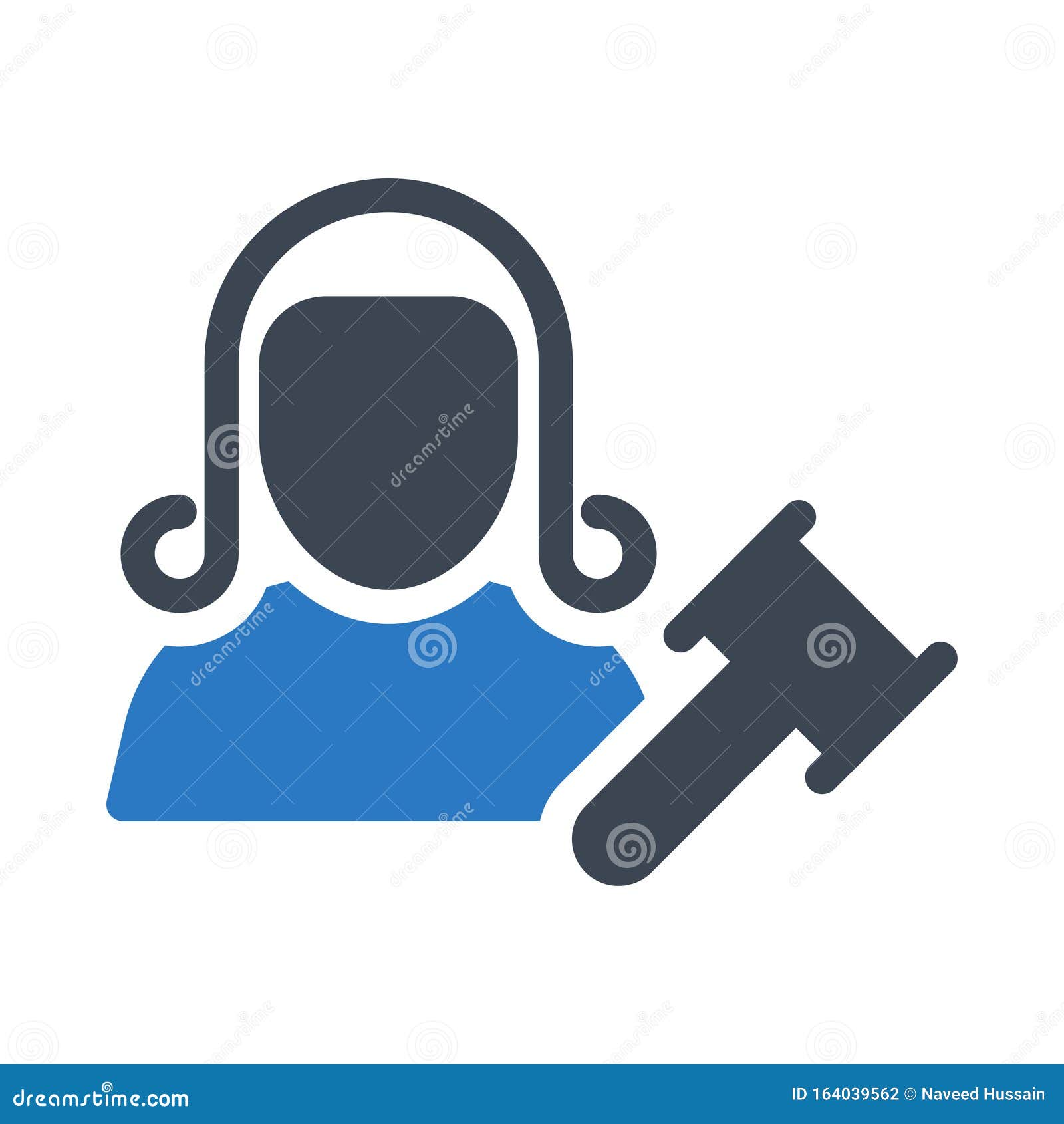 Judge Vector Glyph Color Icon Stock Illustration - Illustration of apps ...