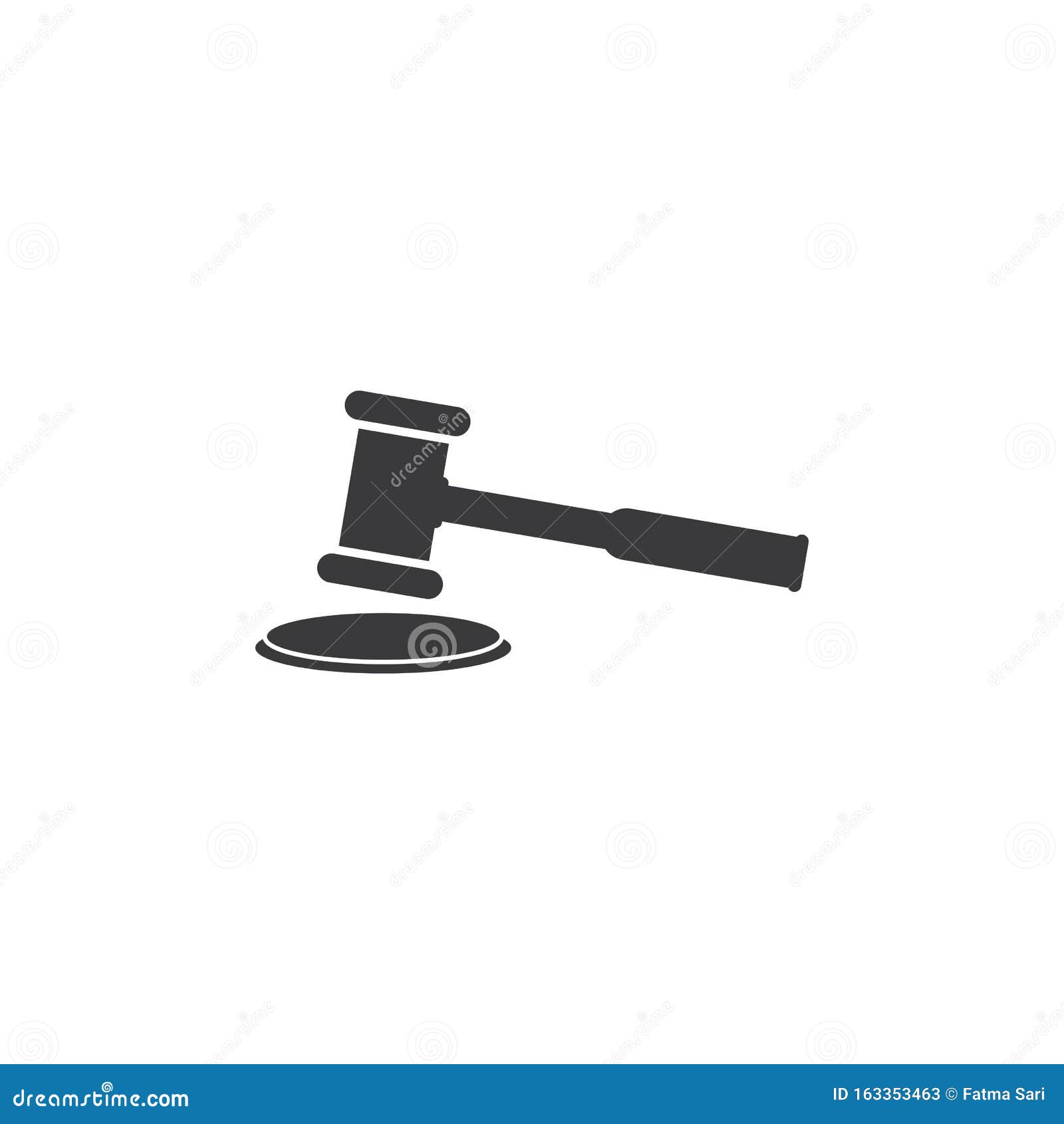 Judge logo vector icon stock vector. Illustration of judge - 163353463