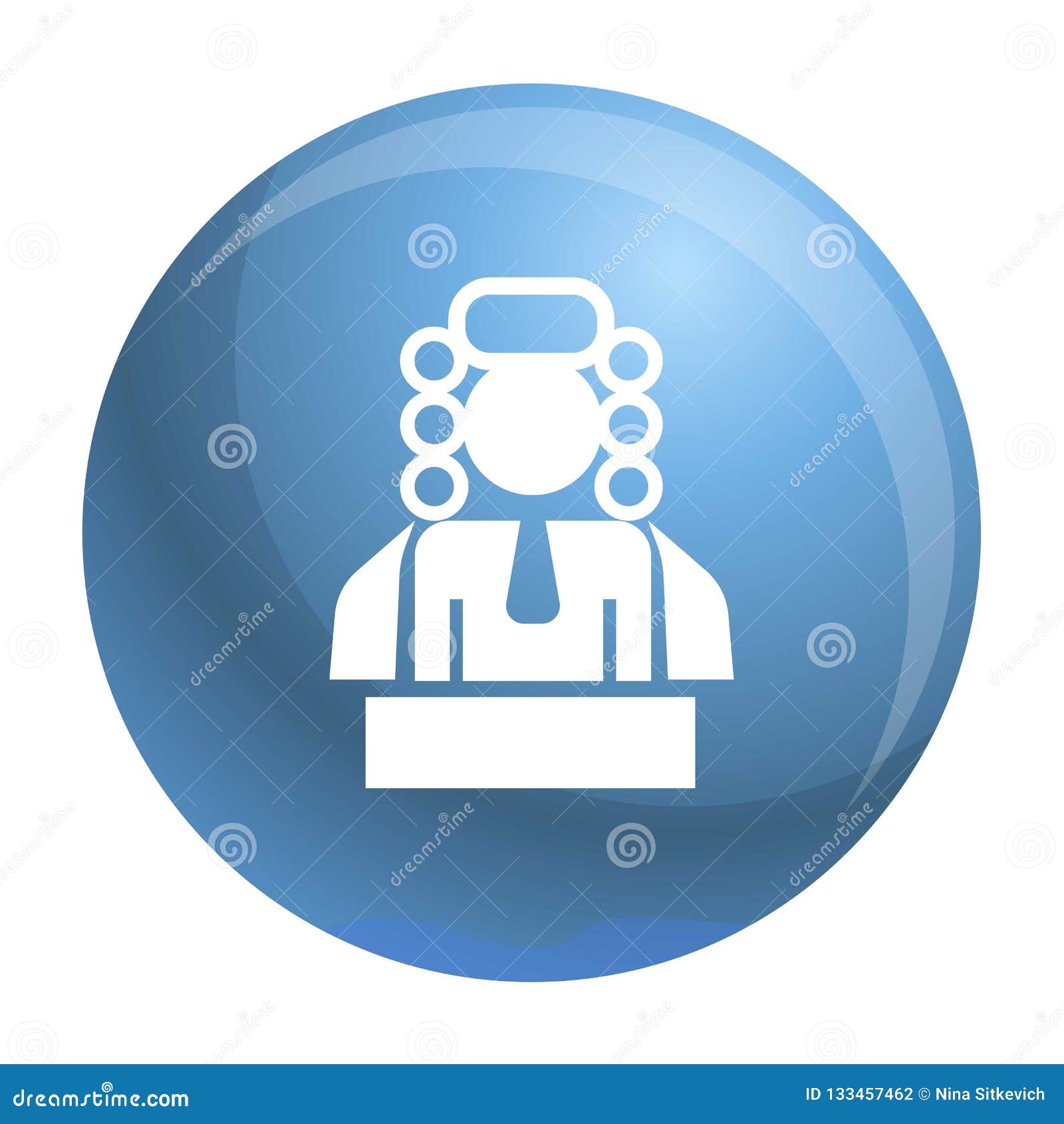 Judge Man Icon, Simple Style Stock Vector - Illustration of gavel ... Judge Man Icon, Simple Style Stock Vector - Illustration of gavel ...