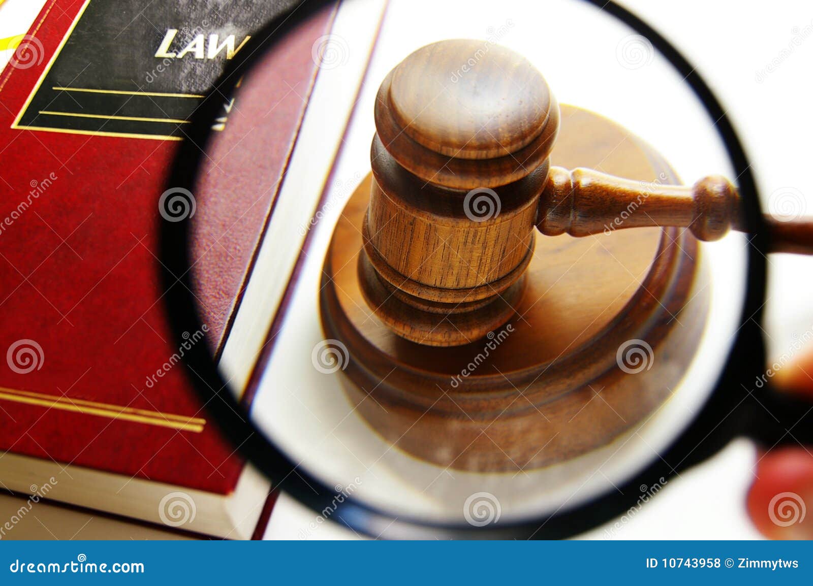 Judge s gavel stock photo. Image of magnify, book, wooden - 10743958