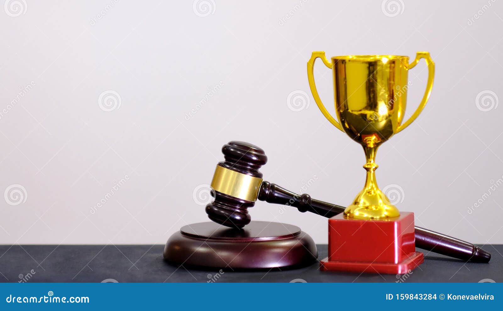 Judge`s Gavel and Trophy on White Background. Symbol for Jurisdiction ... Judge`s Gavel and Trophy on White Background. Symbol for Jurisdiction ...