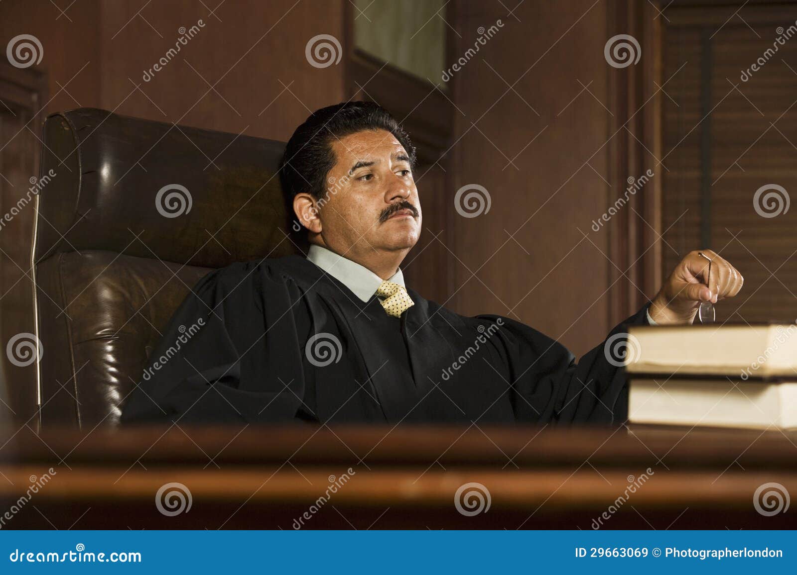 Judge Sitting In Courtroom Royalty-Free Stock Photo | CartoonDealer.com ...