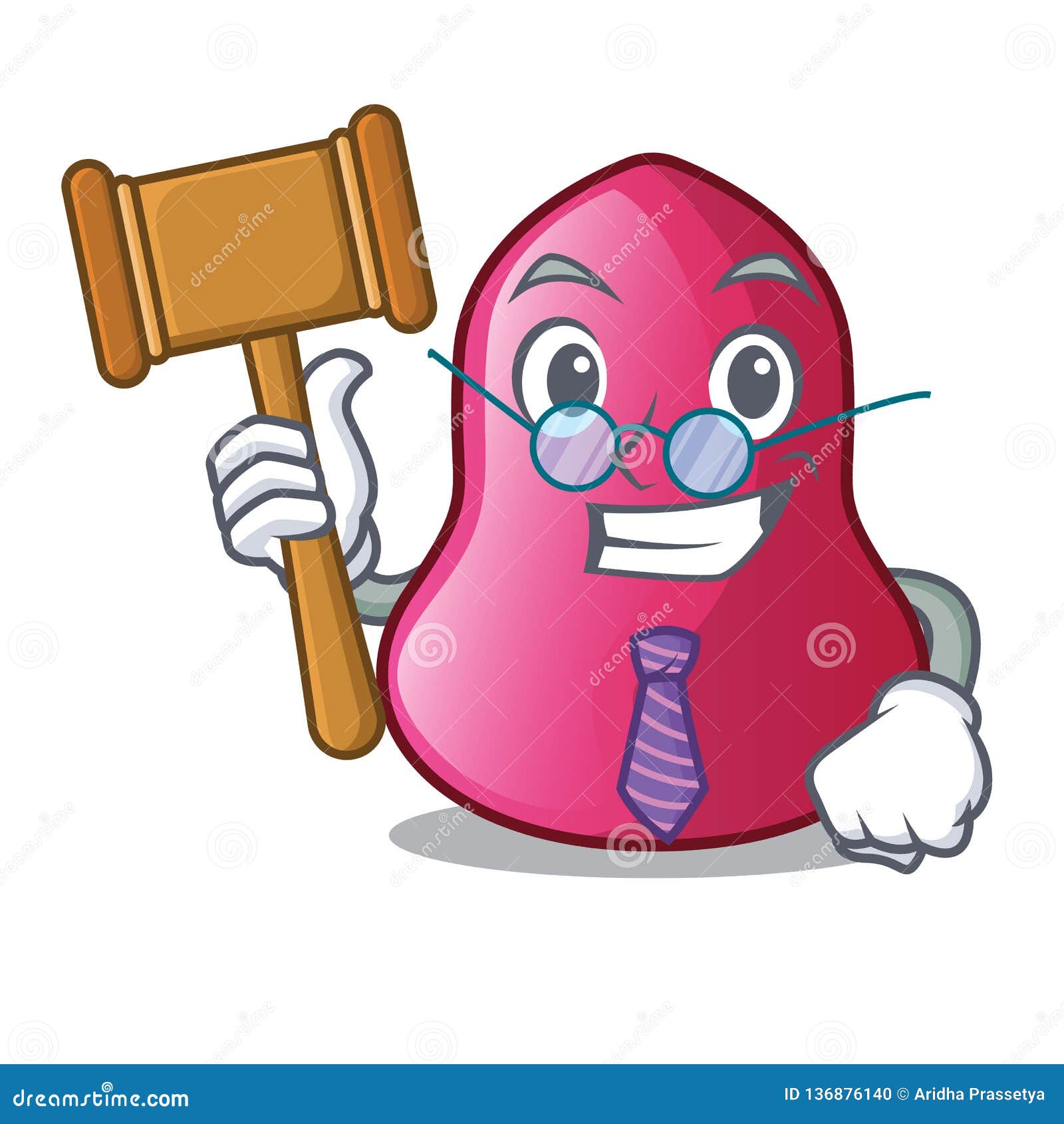 Judge Sponge Makeuop on the a Cartoons Stock Vector - Illustration of ...