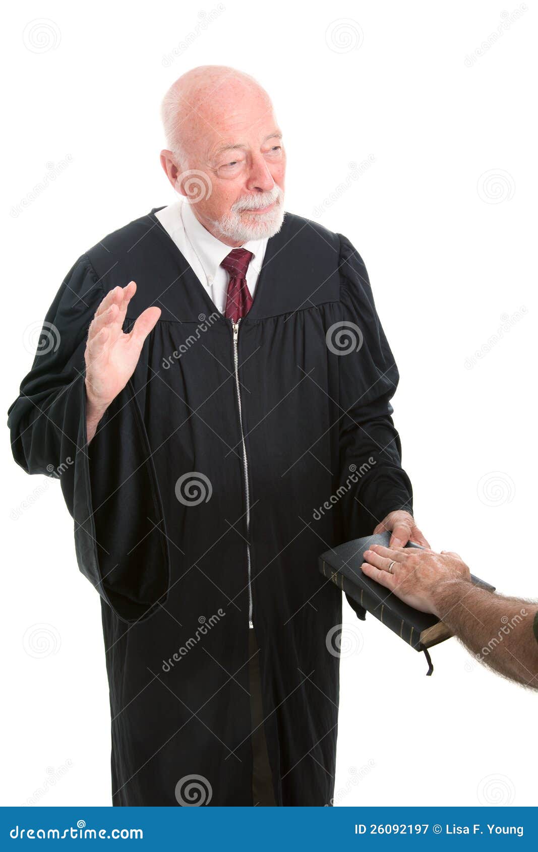 Judge - Swearing in stock image. Image of occupation - 26092197