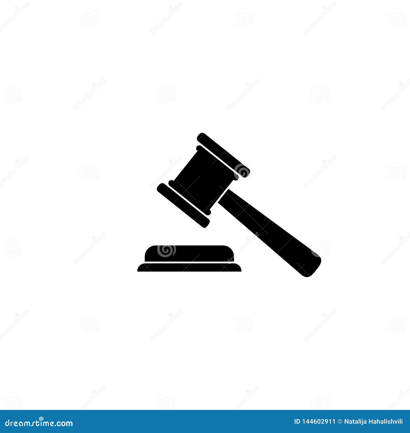 Judgement Justice Icon in Trendy Flat Style. Vector Stock Vector ...