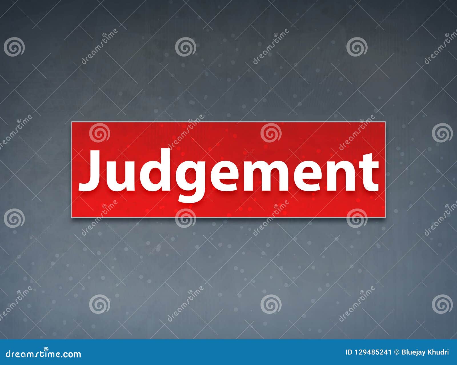 Judgement Red Banner Abstract Background Stock Illustration ...