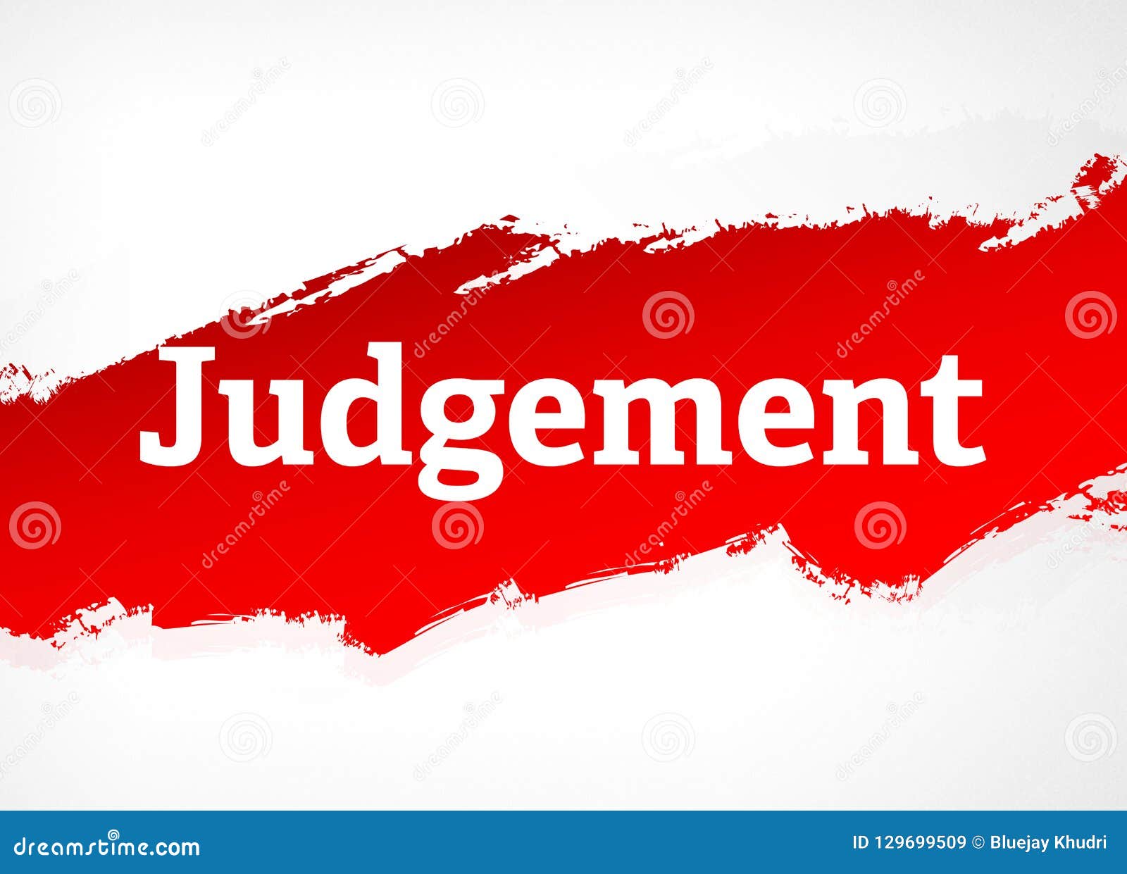 Judgement Red Brush Abstract Background Illustration Stock Illustration ...