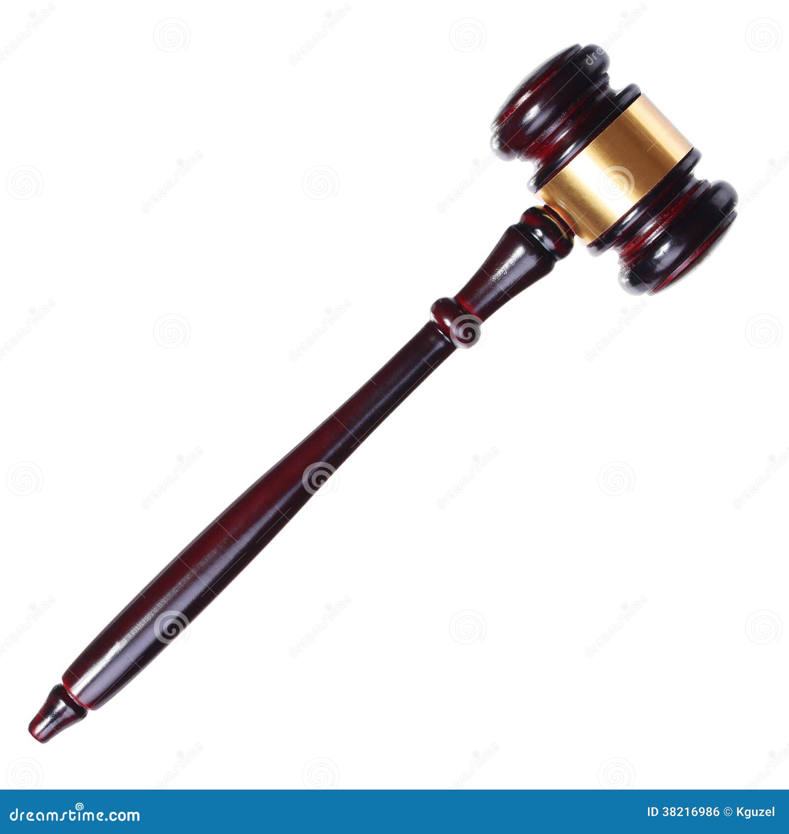 Judges or Auction Gavel Isolated Stock Photo - Image of gavel, judge ...