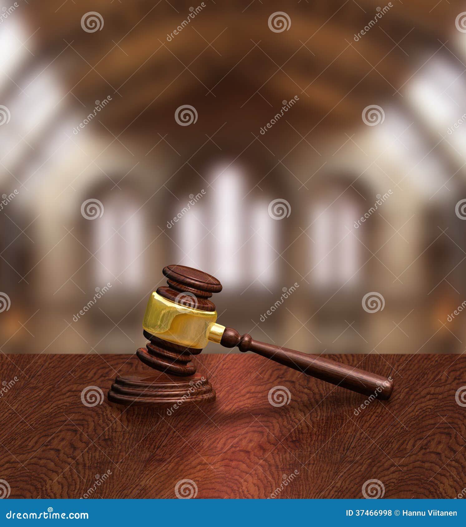 Justice And Law Concept.Male Judge In A Courtroom With The Balance ...