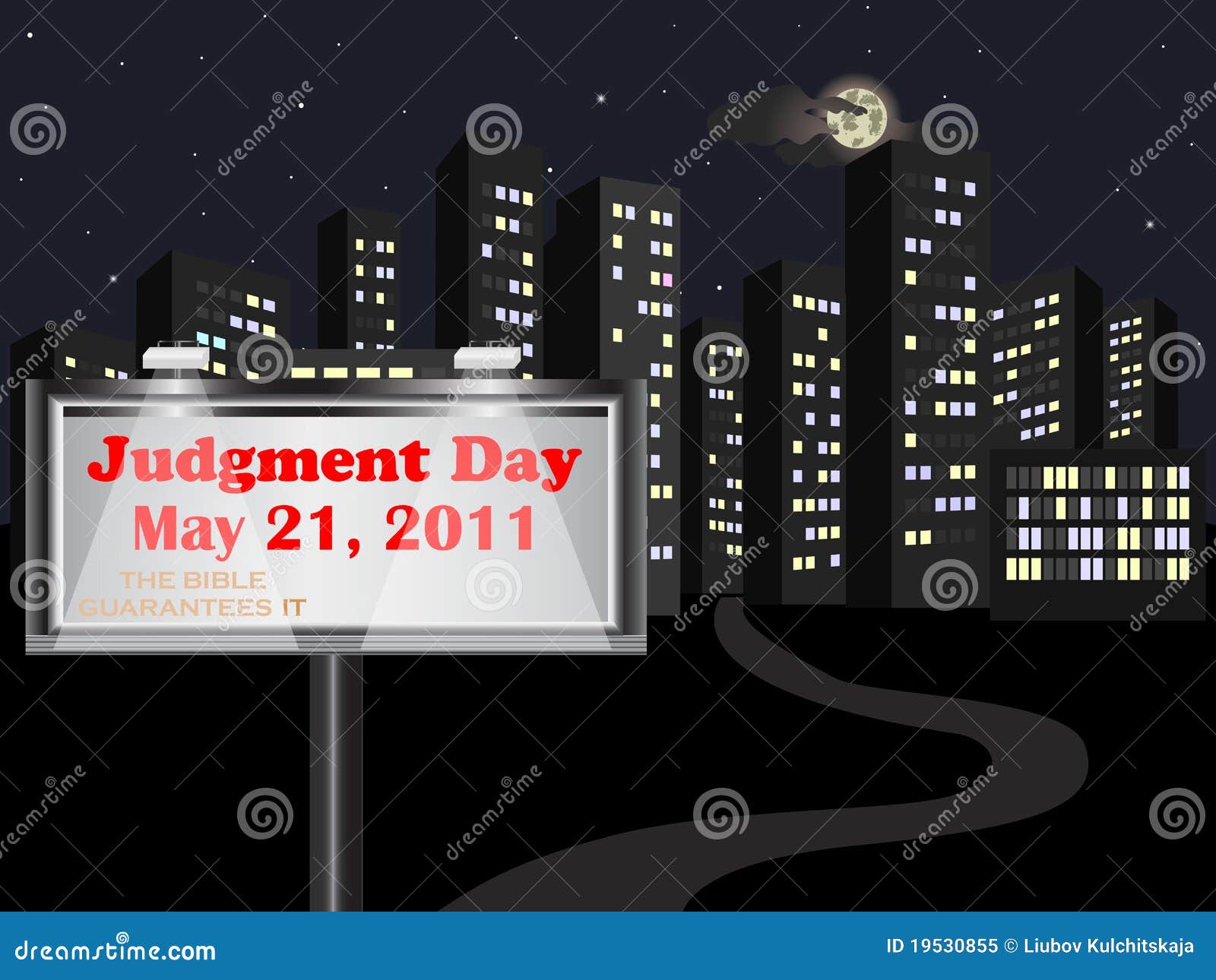 Judgment Day. stock vector. Illustration of cloud, display - 19530855