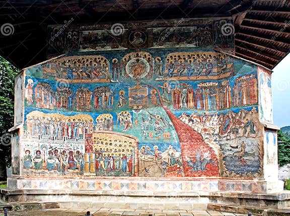 Judgment Day, Religious Painting Stock Photo - Image of church, heaven ...