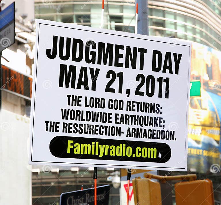 Judgment day sign editorial image. Image of belief, jesus - 19551720