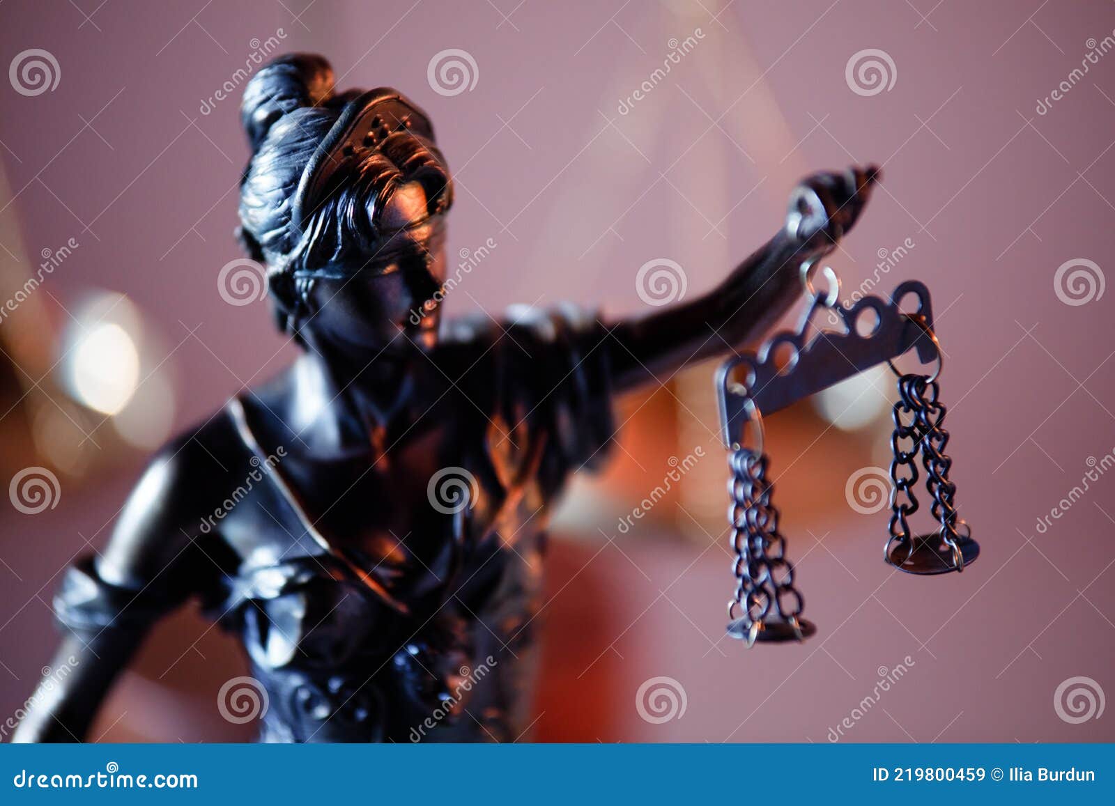 Figure Of The Lady Justice Goddess Of Justice Stock Image ...