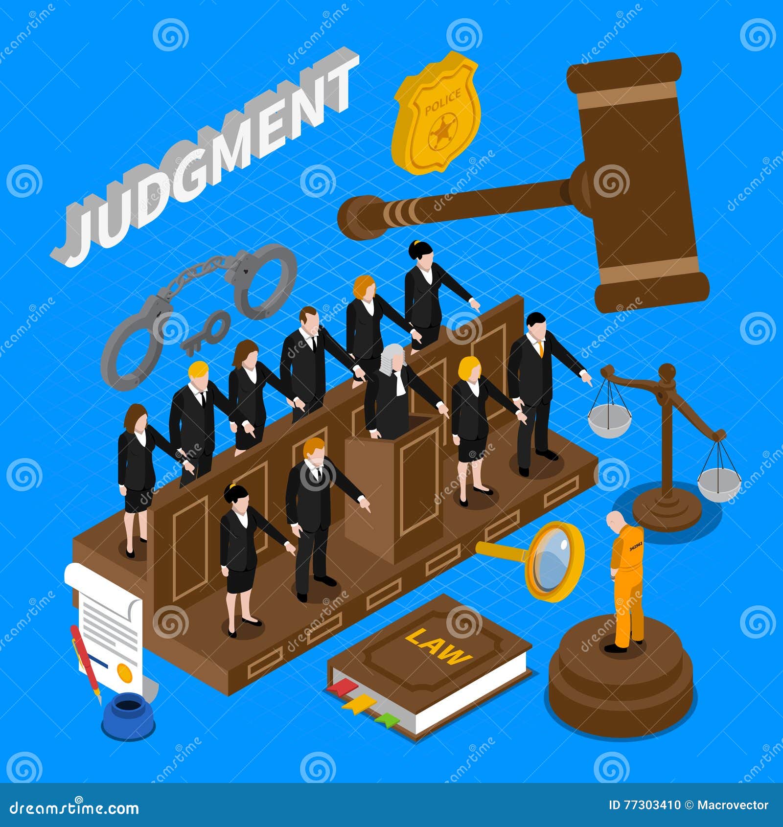Judgment People Illustration Stock Vector - Illustration of accusation ...