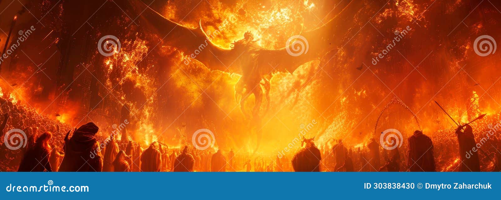 A Judgment Scene in Hell, Where Demons Decide the Fate of Sinners ...