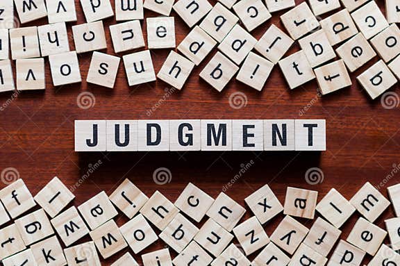 Judgment word concept stock image. Image of finance - 145332273