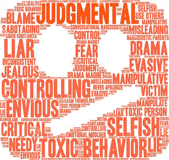 Judgmental Word Cloud stock vector. Illustration of liar - 104013615