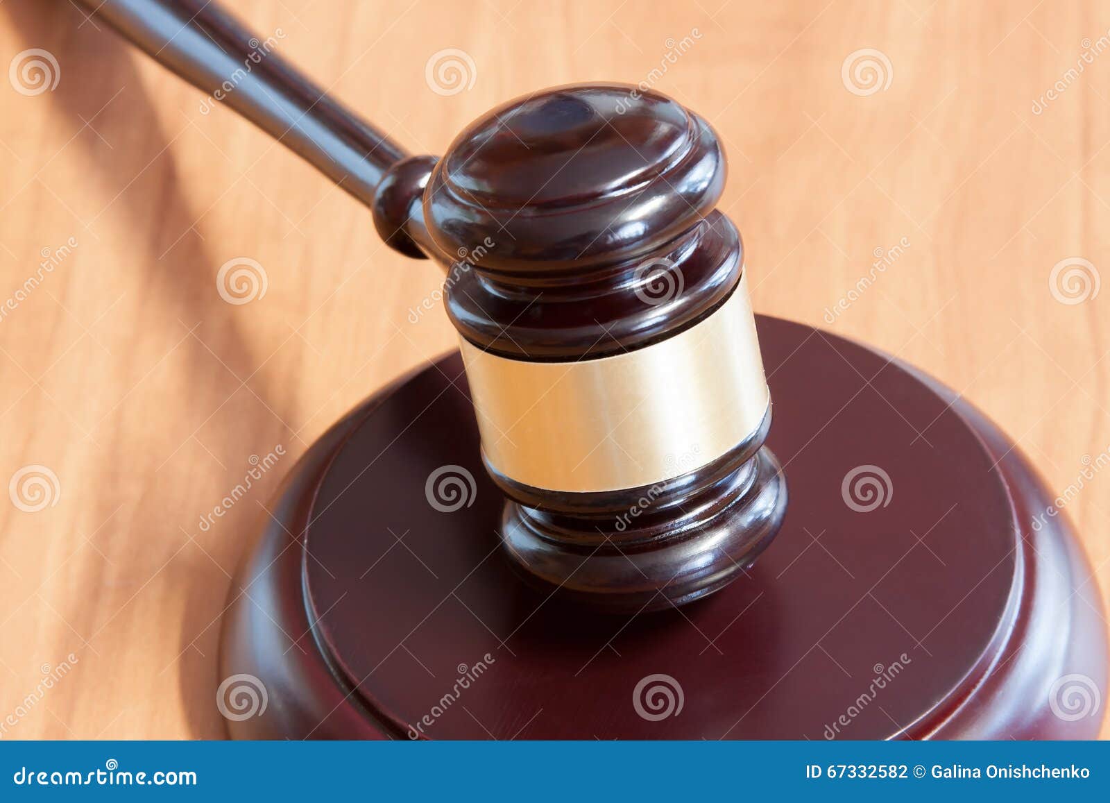 Judicial Hammer on a Wooden Table Stock Photo - Image of justice ...