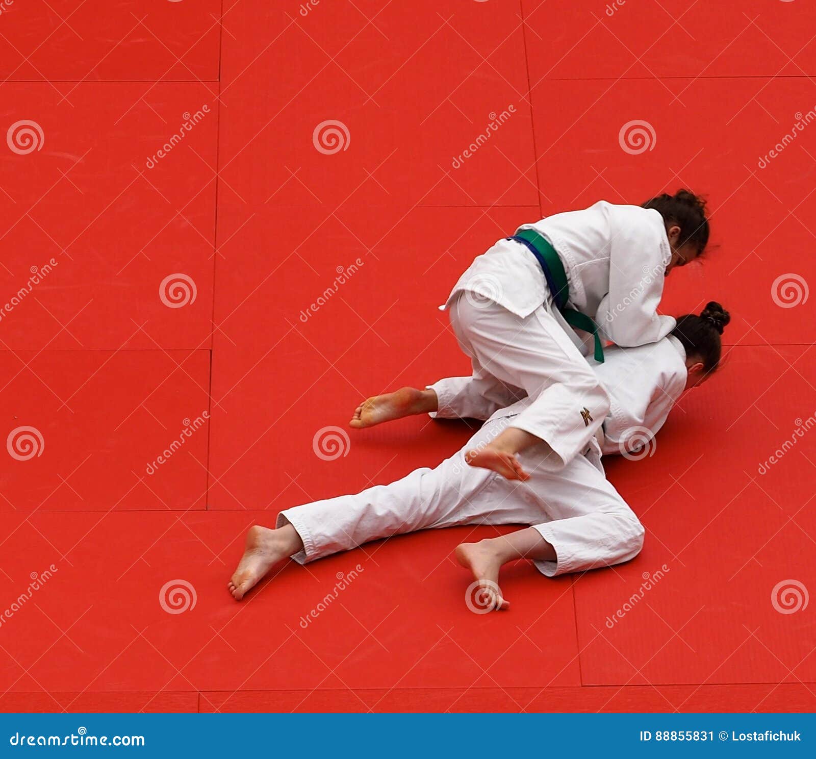 Judo Competition with Young Competitors Editorial Photo - Image of ...