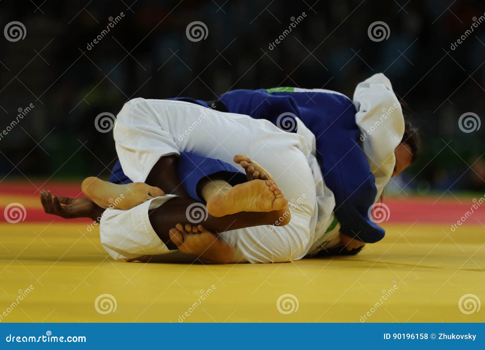 Judoka Fighters Fight Judo Competitions Stock Photos - Free & Royalty ...
