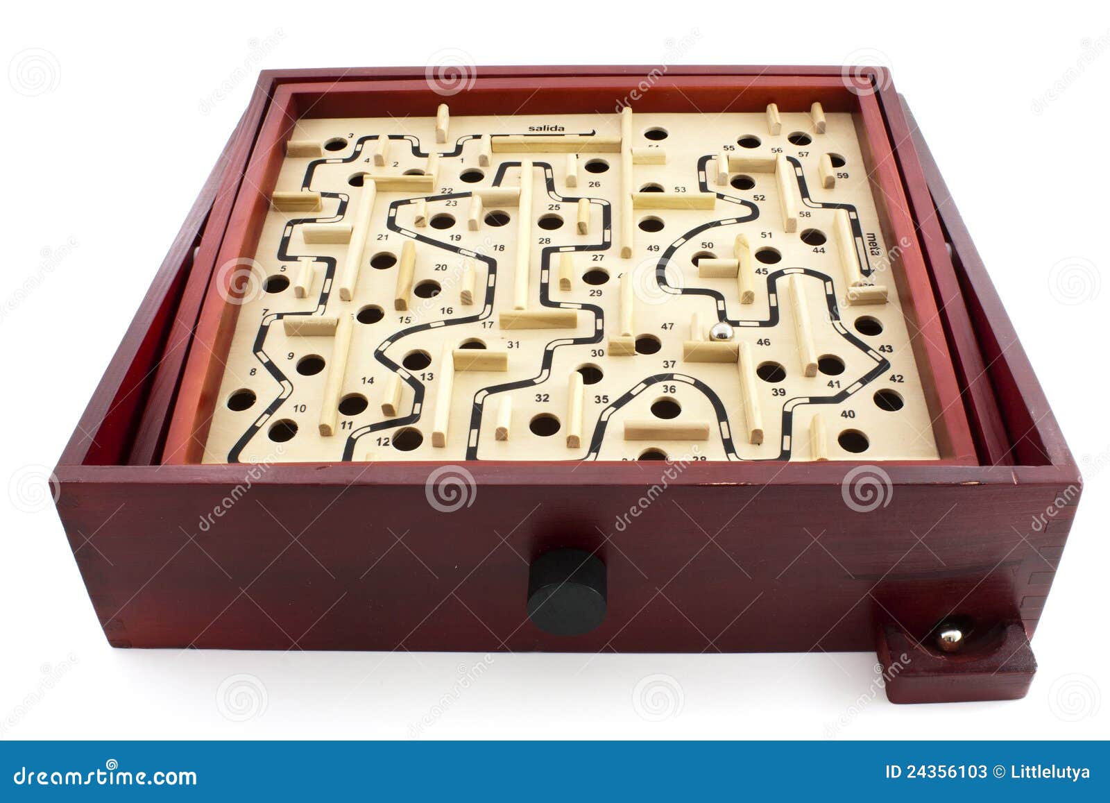 Juego del laberinto imagen de archivo. Imagen de viaje - 24356103