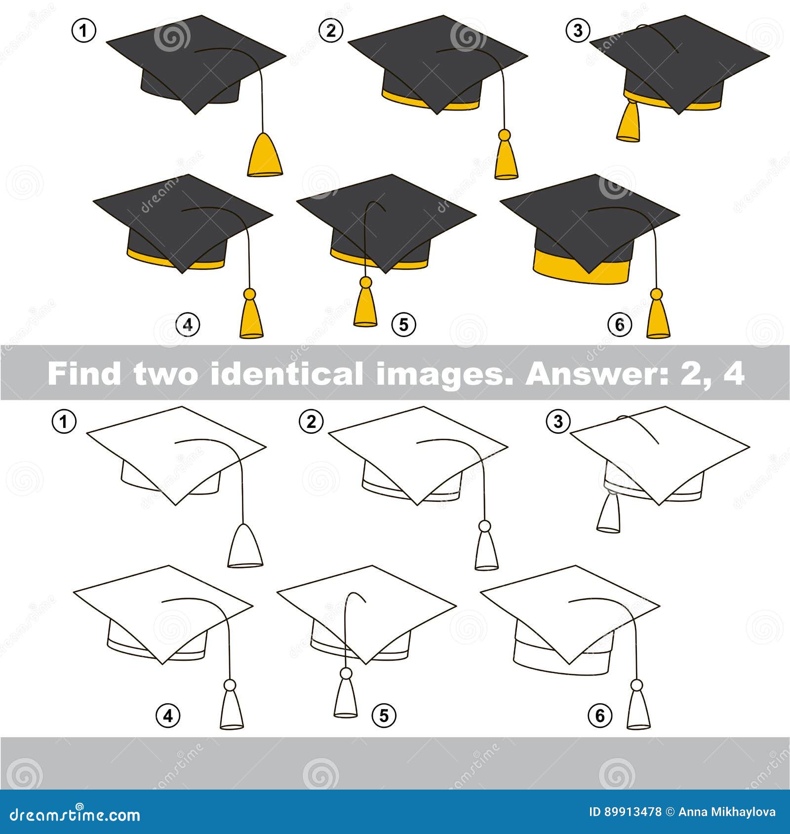 Juego Visual Pares Ocultados Hallazgo De Objetos Ilustración del Vector ...