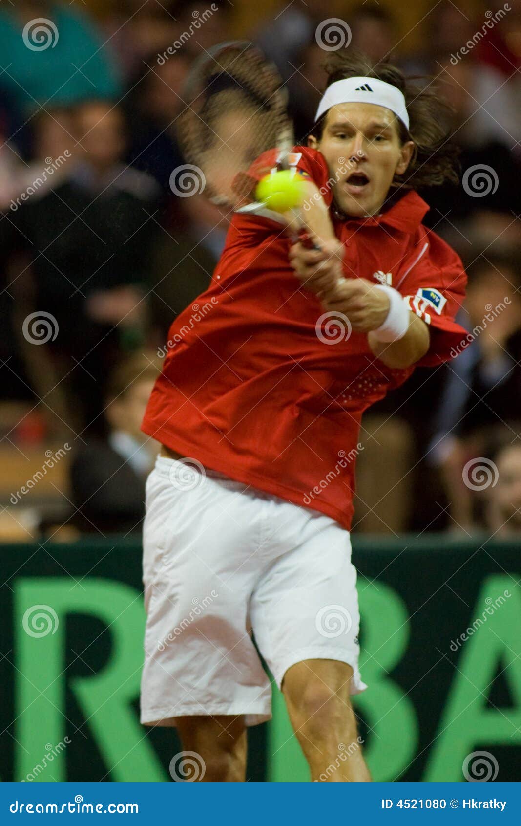 Juergen Melzer editorial image. Image of racket, action - 4521080