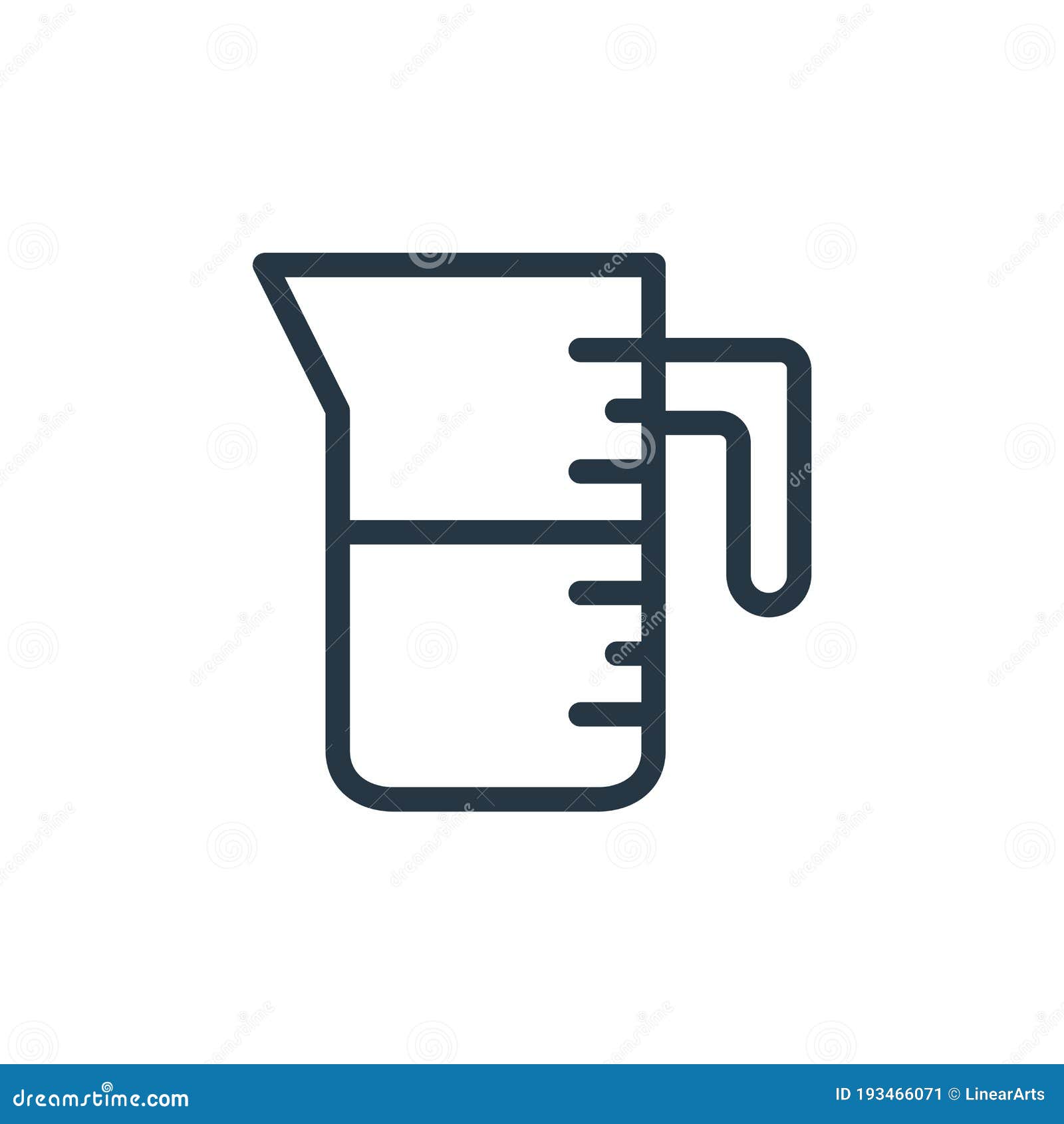 Jug Icon Vector from Engineering Concept. Thin Line Illustration of Jug ...