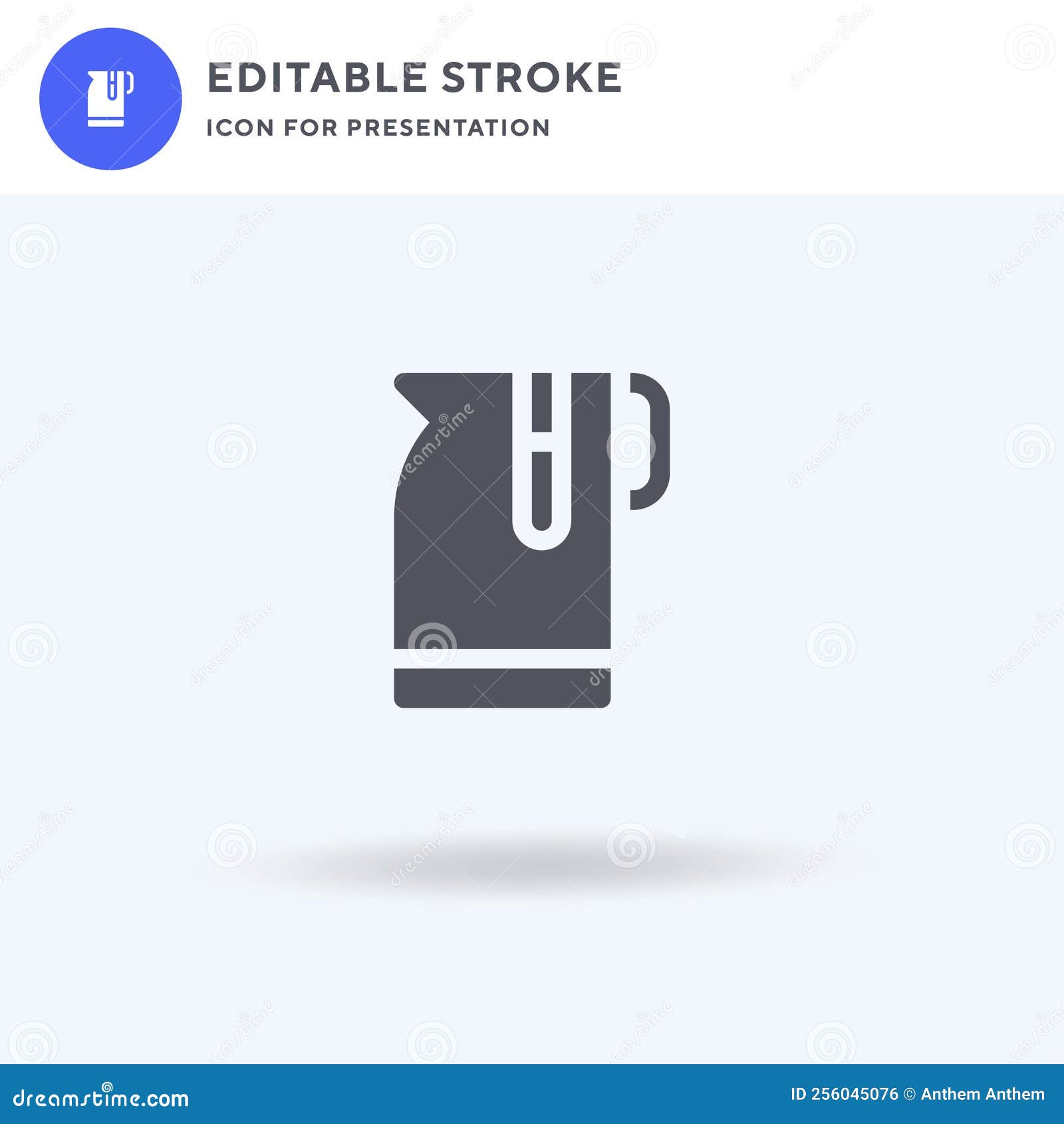 Jug Icon Vector, Filled Flat Sign, Solid Pictogram Isolated on White ...