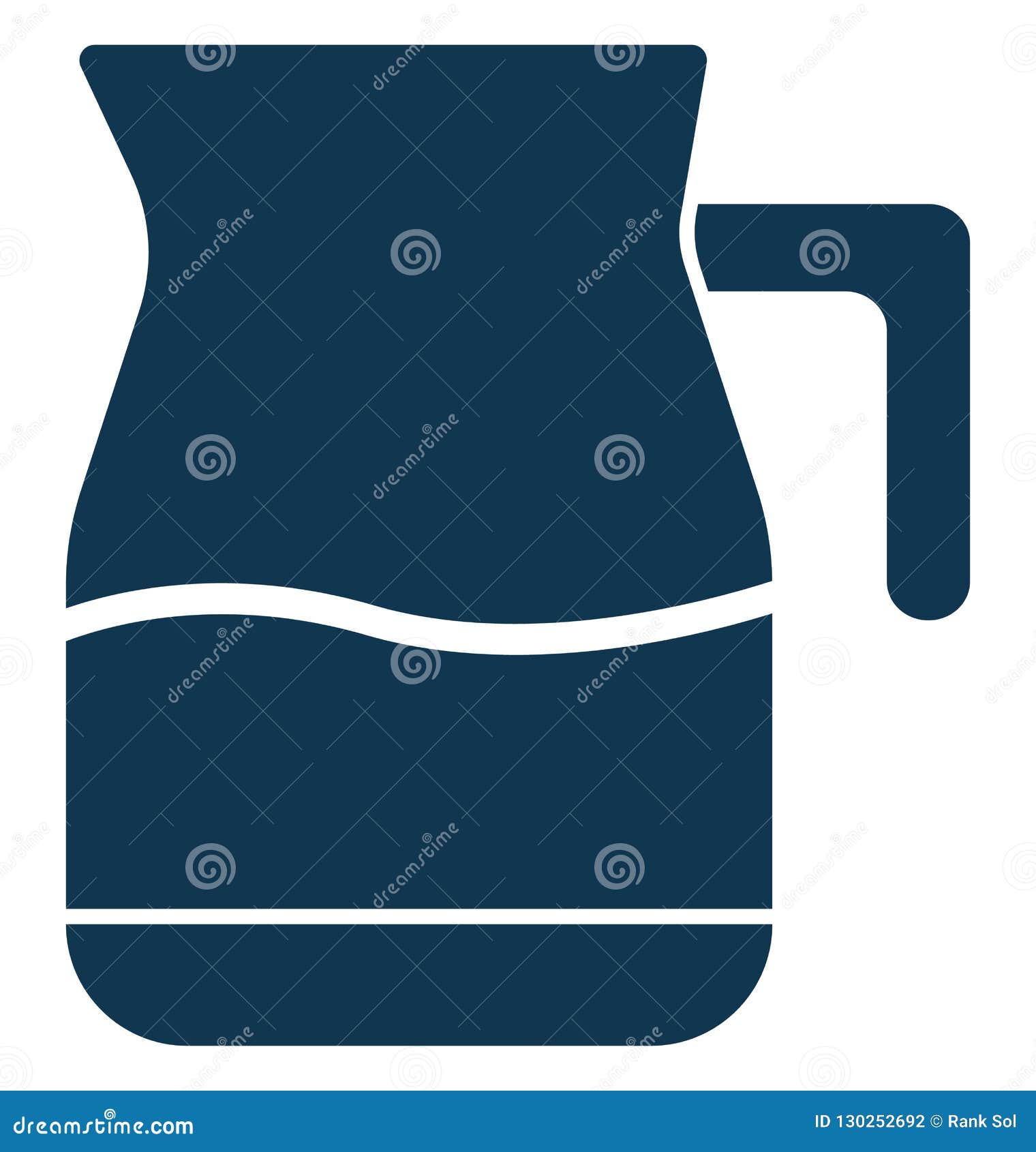 Jug Isolated Vector Icon Which Can Be Easily Modified or Edit Stock ...