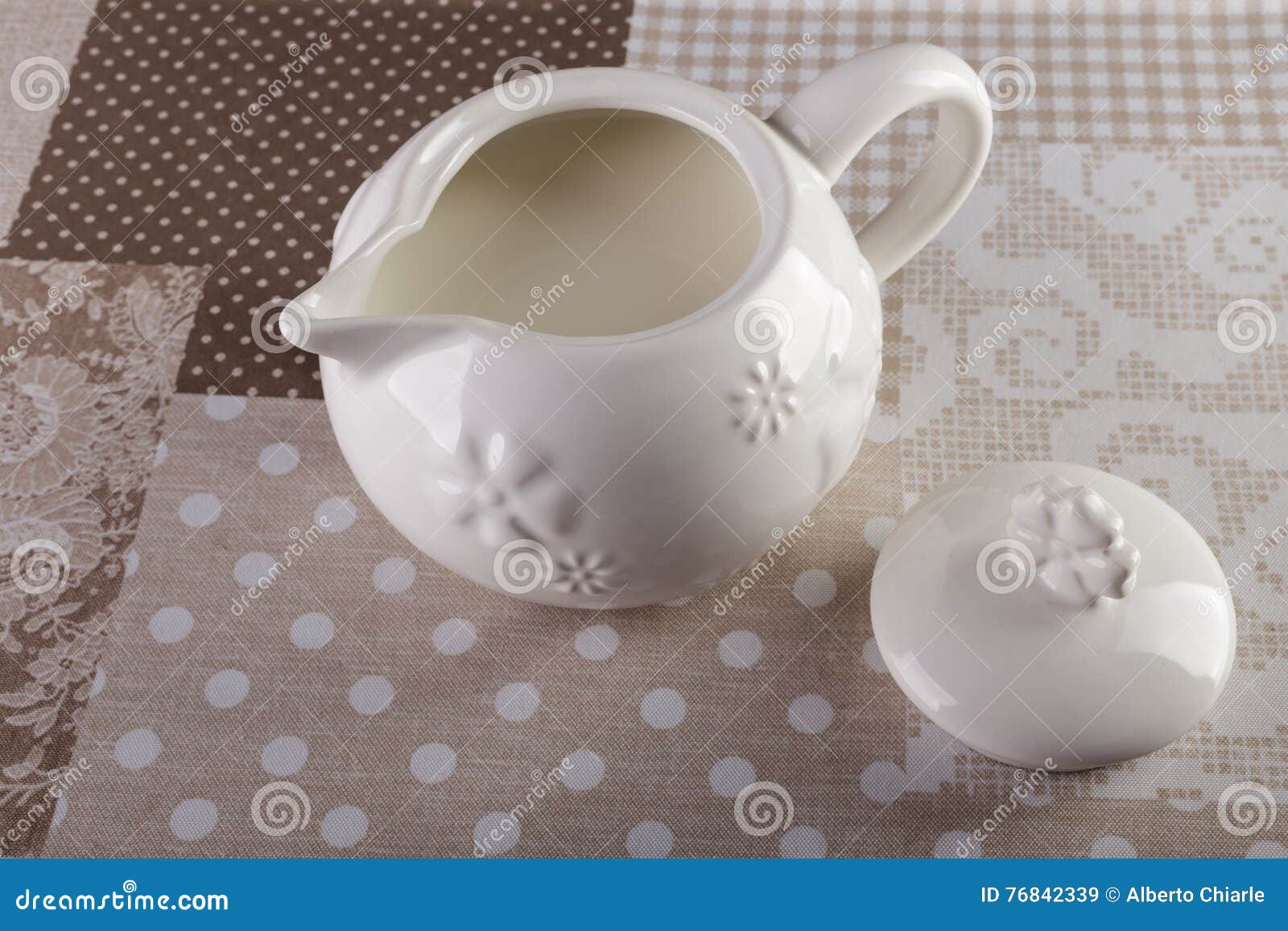 Jug of milk on a table stock image. Image of life, breakfast - 76842339