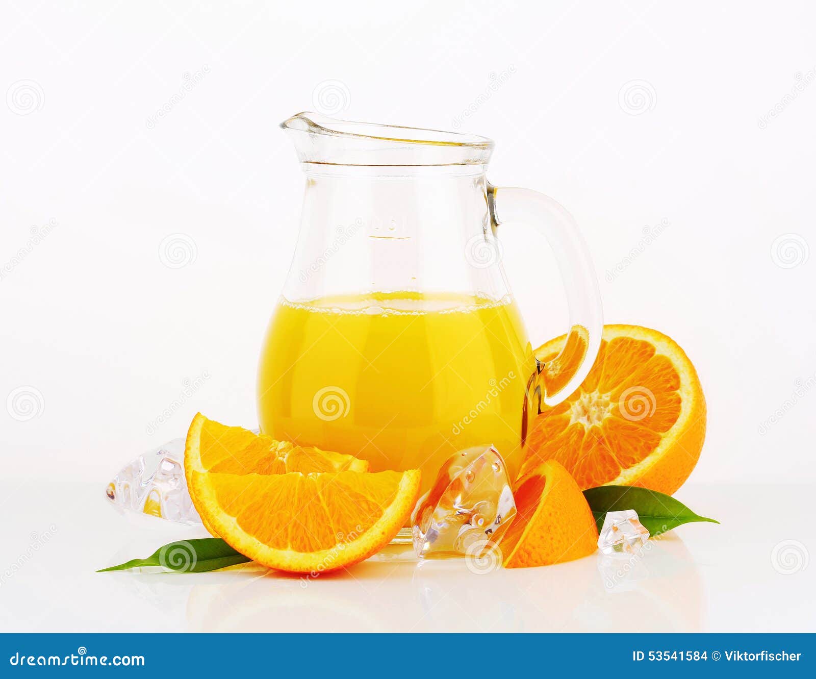 Jug of orange juice stock photo. Image of fruit, studio - 53541584