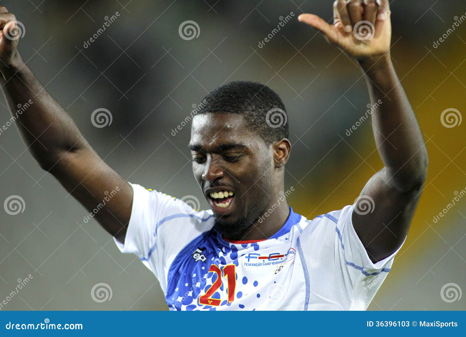 Jugador Caboverdiano Jorge Djaniny Foto de archivo editorial - Imagen ...