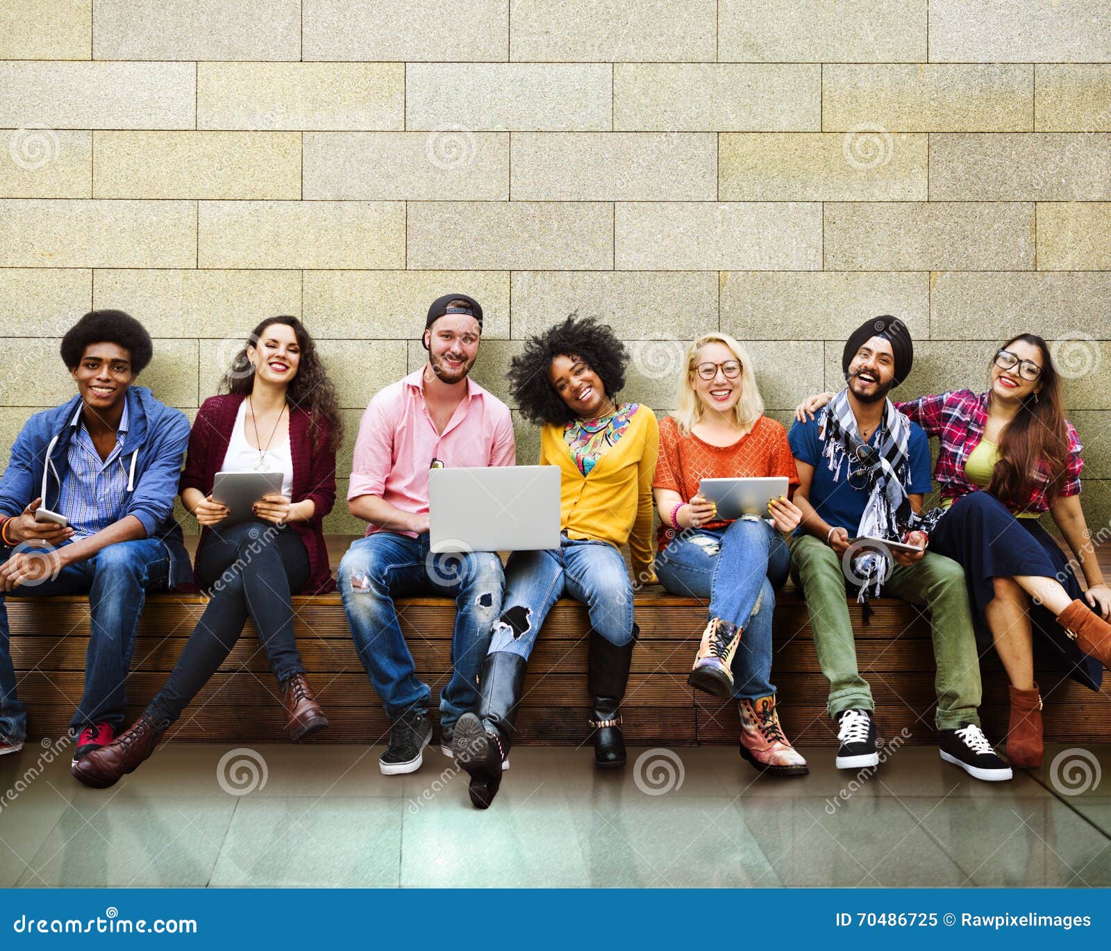 Jugendlich-Junge Team Together Cheerful Concept Stockbild - Bild von ...