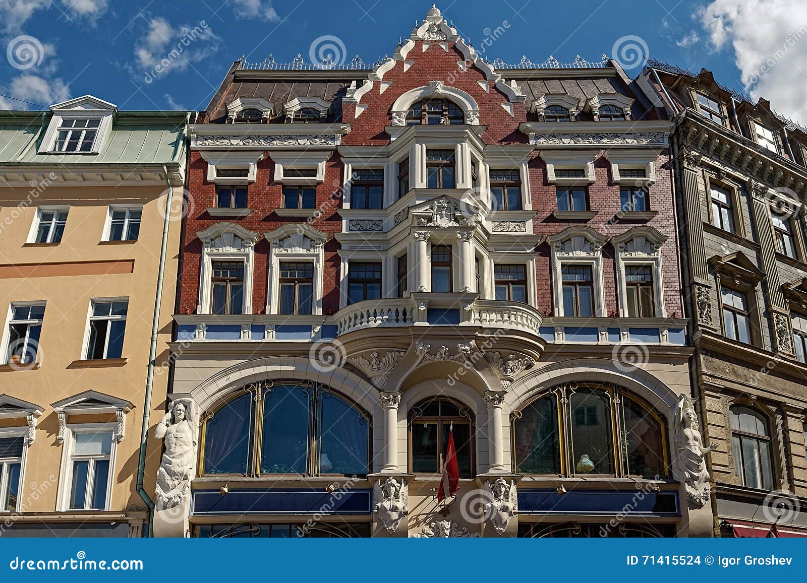 Jugendstil Architecture Royalty-Free Stock Photo | CartoonDealer.com ...